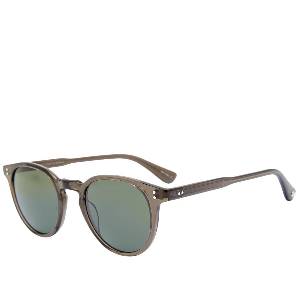 Garrett Leight Men's Clement 46 Sunglasses in Black Glass/Pure G15 ...