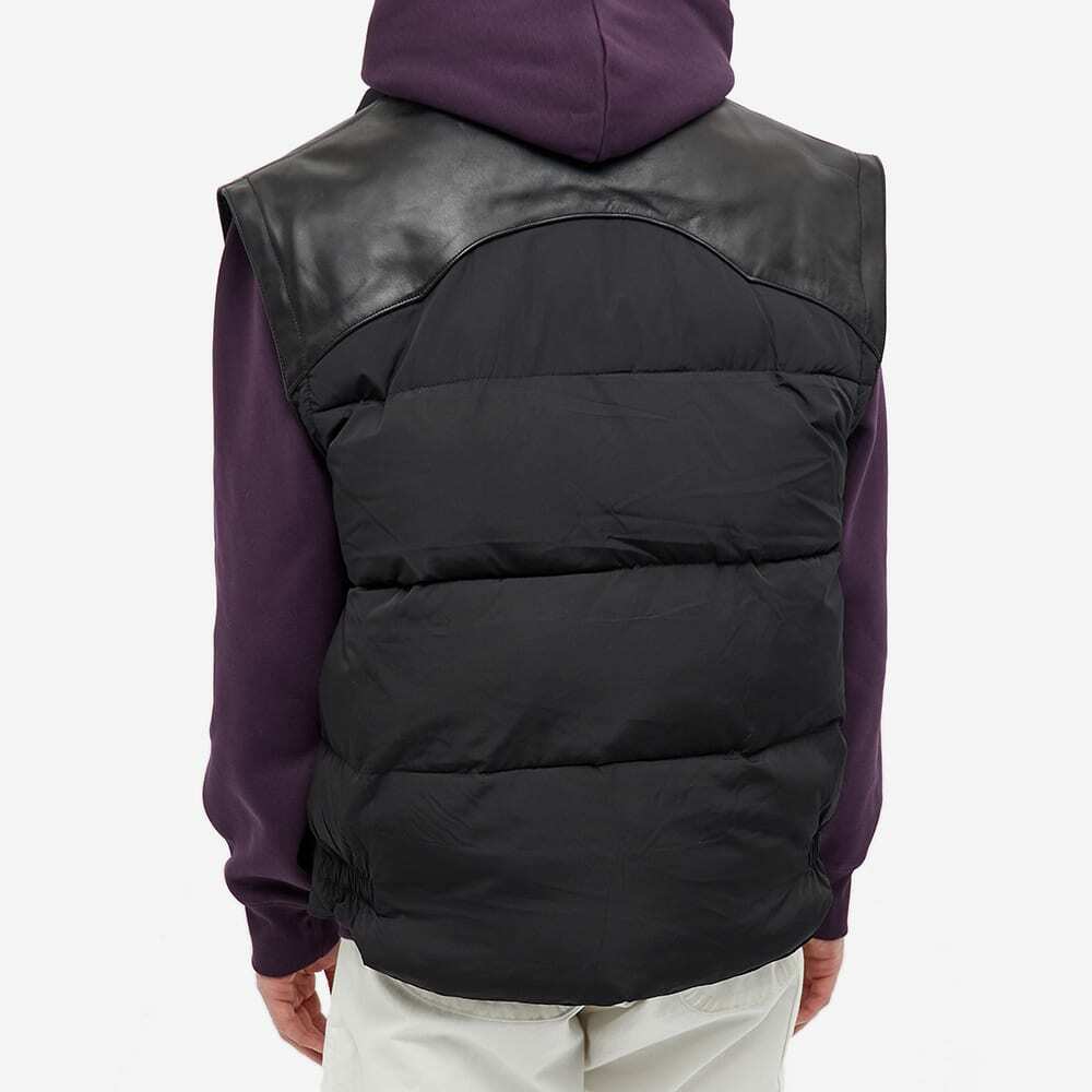 Patta Men's Zip Off Sleeve Puffer Jacket in Black Patta
