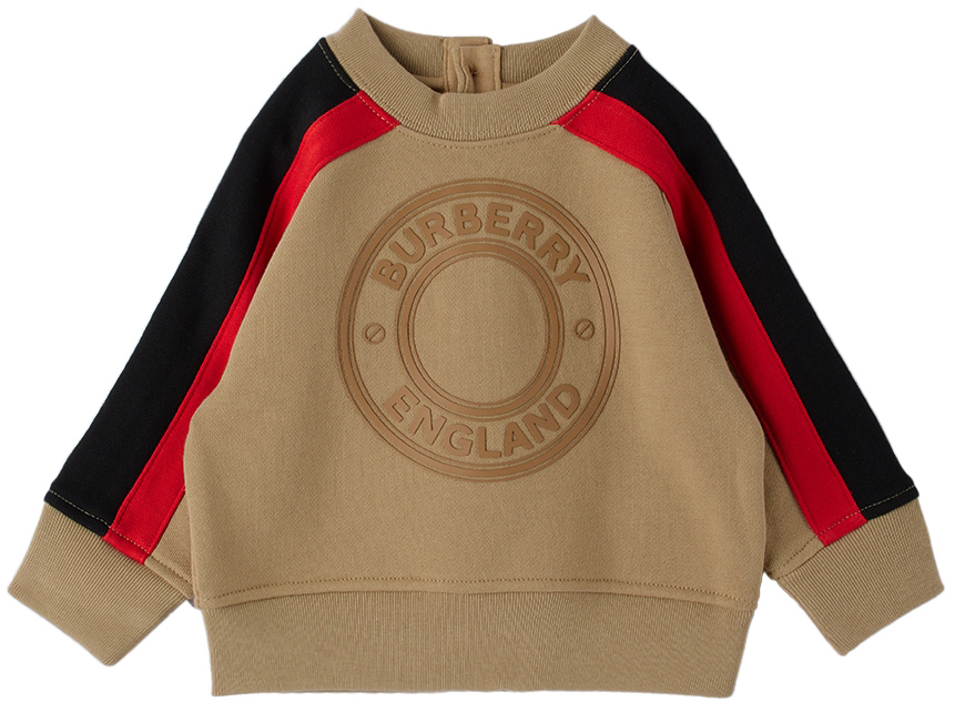 Burberry Baby Beige Bonded Sweatshirt Burberry