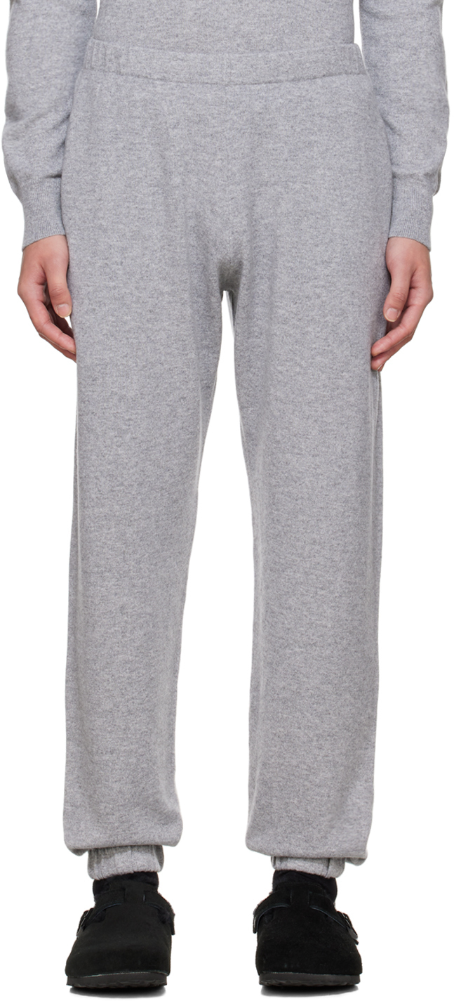 Ghiaia Cashmere Gray Drawstring Lounge Pants Ghiaia Cashmere