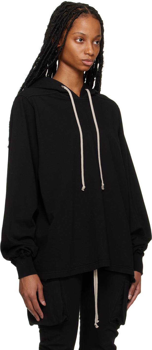 Rick Owens Drkshdw Black Jumbo Hoodie Rick Owens Drkshdw