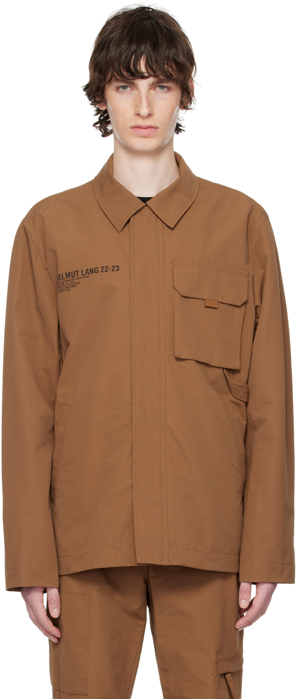 Helmut Lang Brown Utility Jacket Helmut Lang