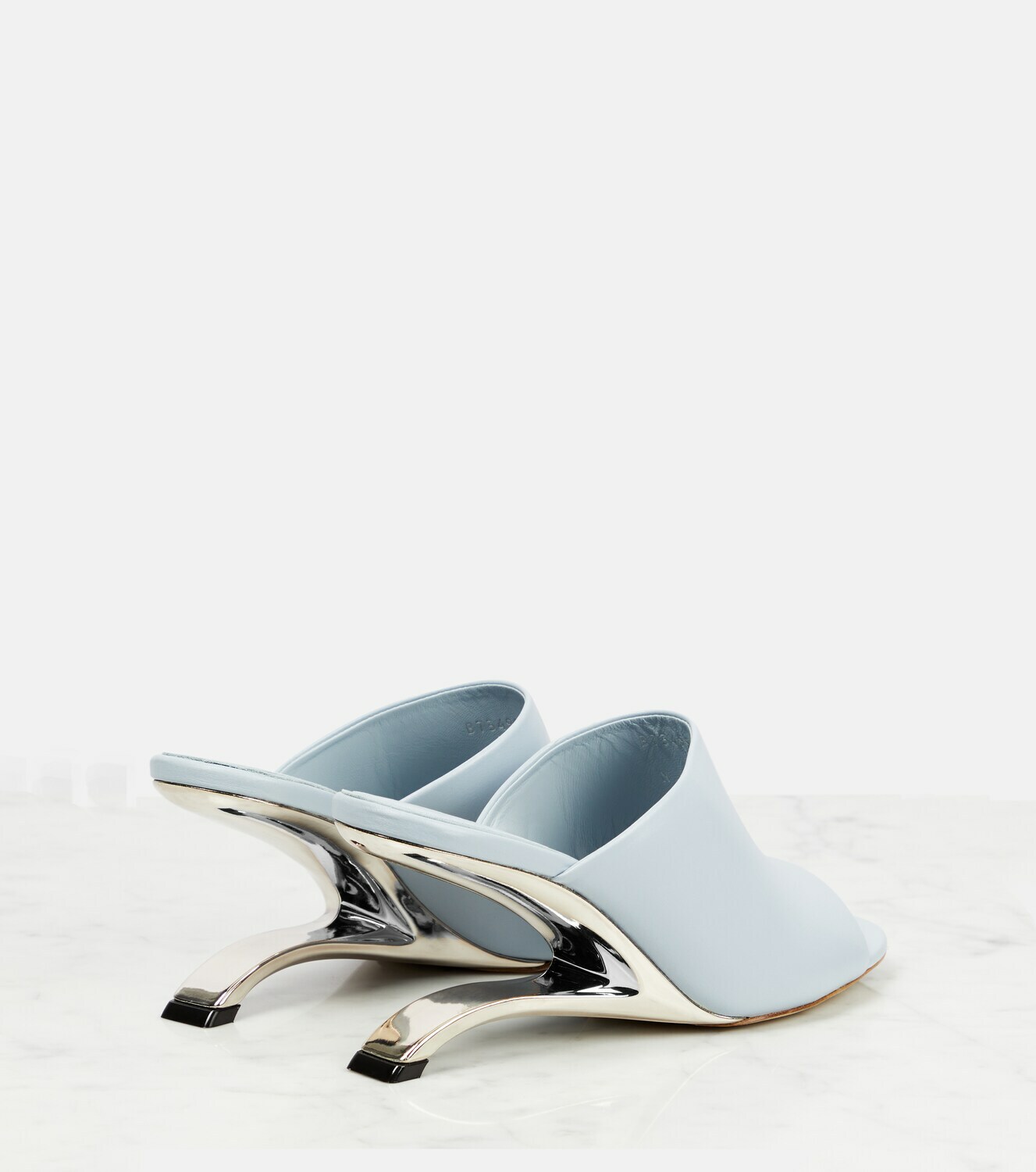 Alexander McQueen - Arc leather mules Alexander McQueen