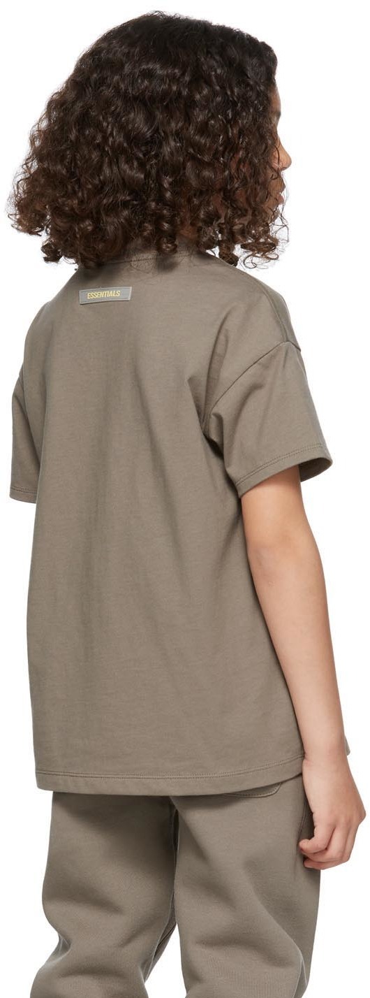 Essentials Kids Taupe Logo T-Shirt Essentials