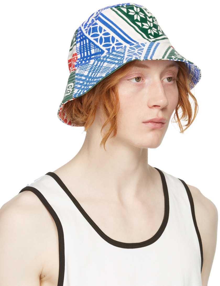 Rhude Multicolor Card Print Bucket Hat Rhude