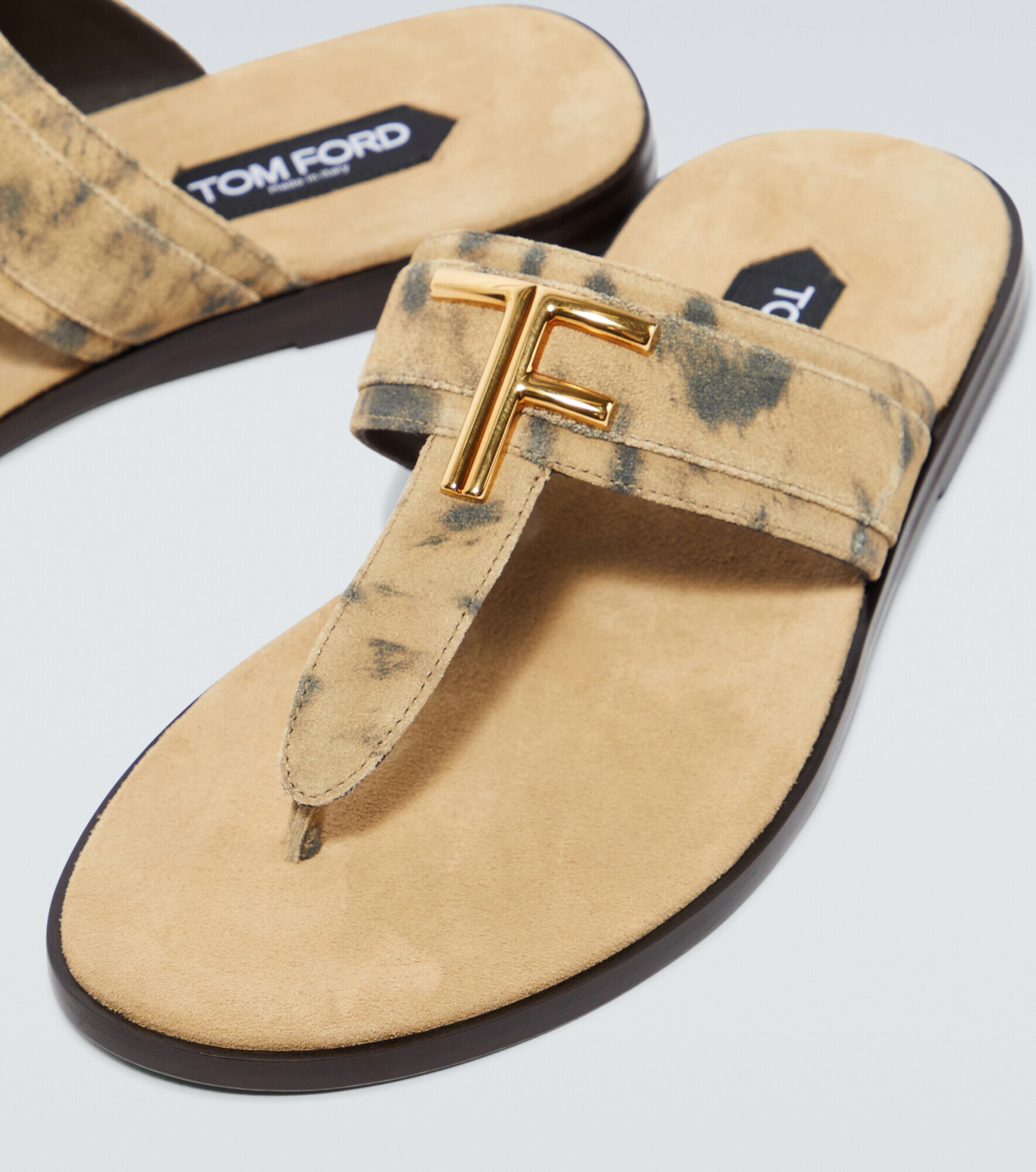 Tom Ford - Brighton leather slides TOM FORD