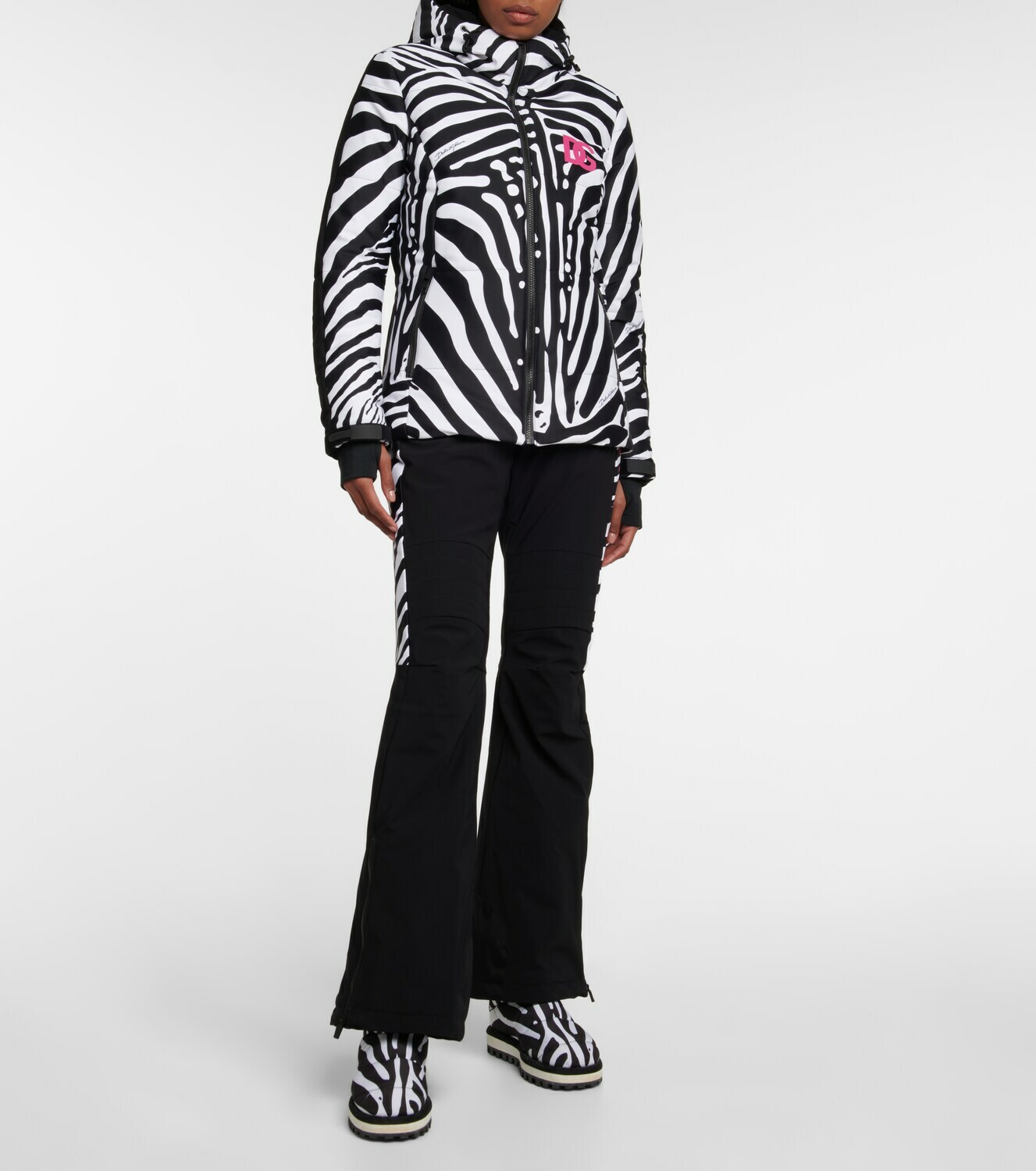 Dolce&Gabbana - Zebra-print ski jacket Dolce & Gabbana