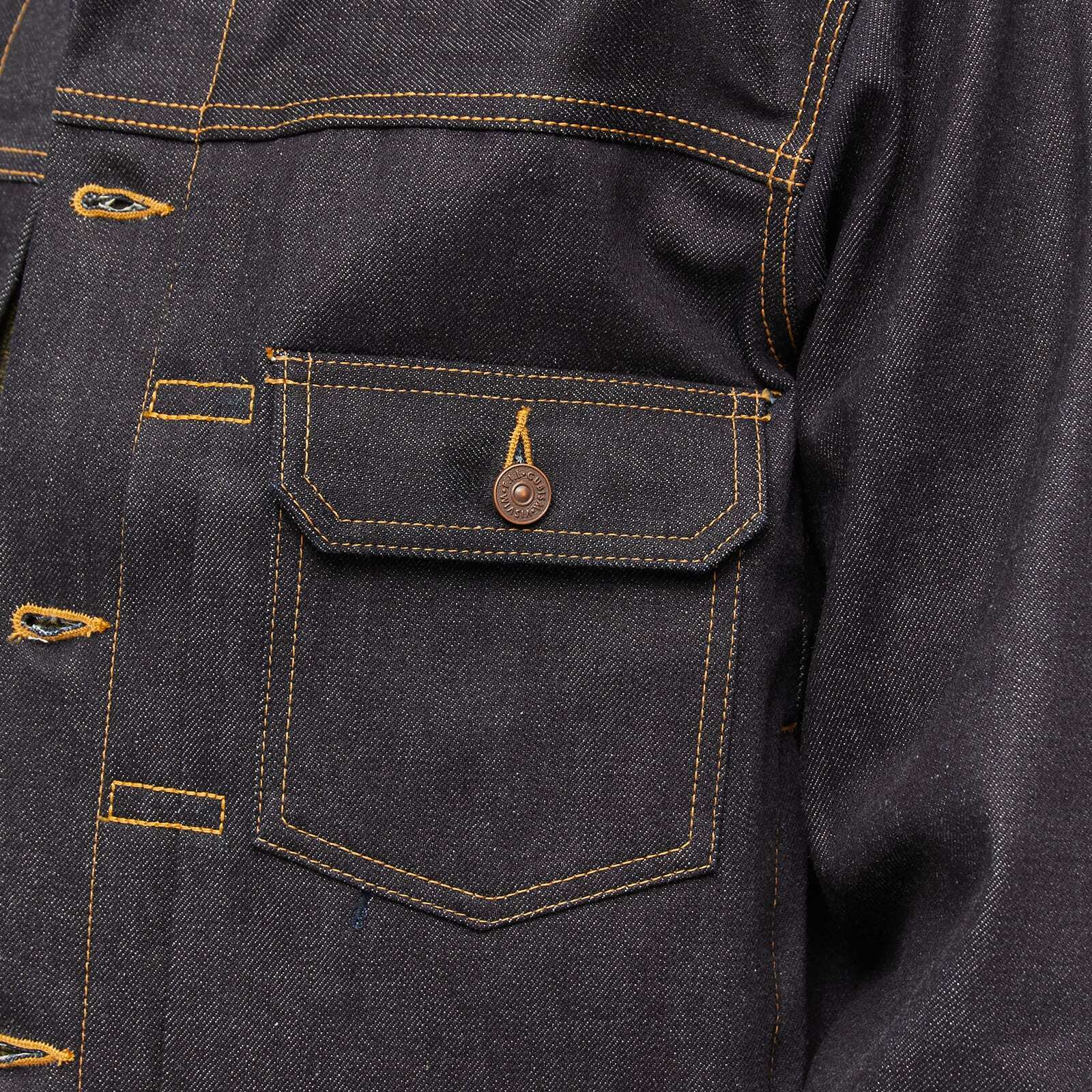 Visvim Men's Vivism 101 Unwashed Jacket in Denim Visvim