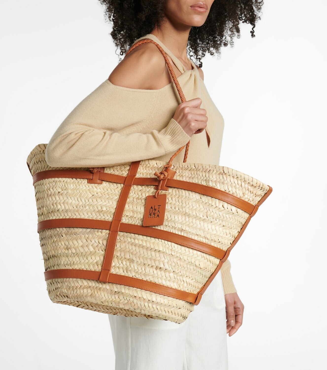 Altuzarra - Watermill Large raffia basket bag Altuzarra