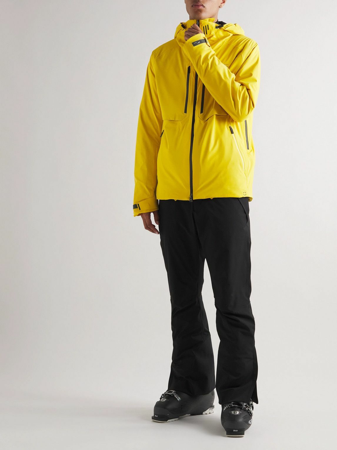 Kjus - Ligety Shell Hooded Ski Jacket - Yellow Kjus