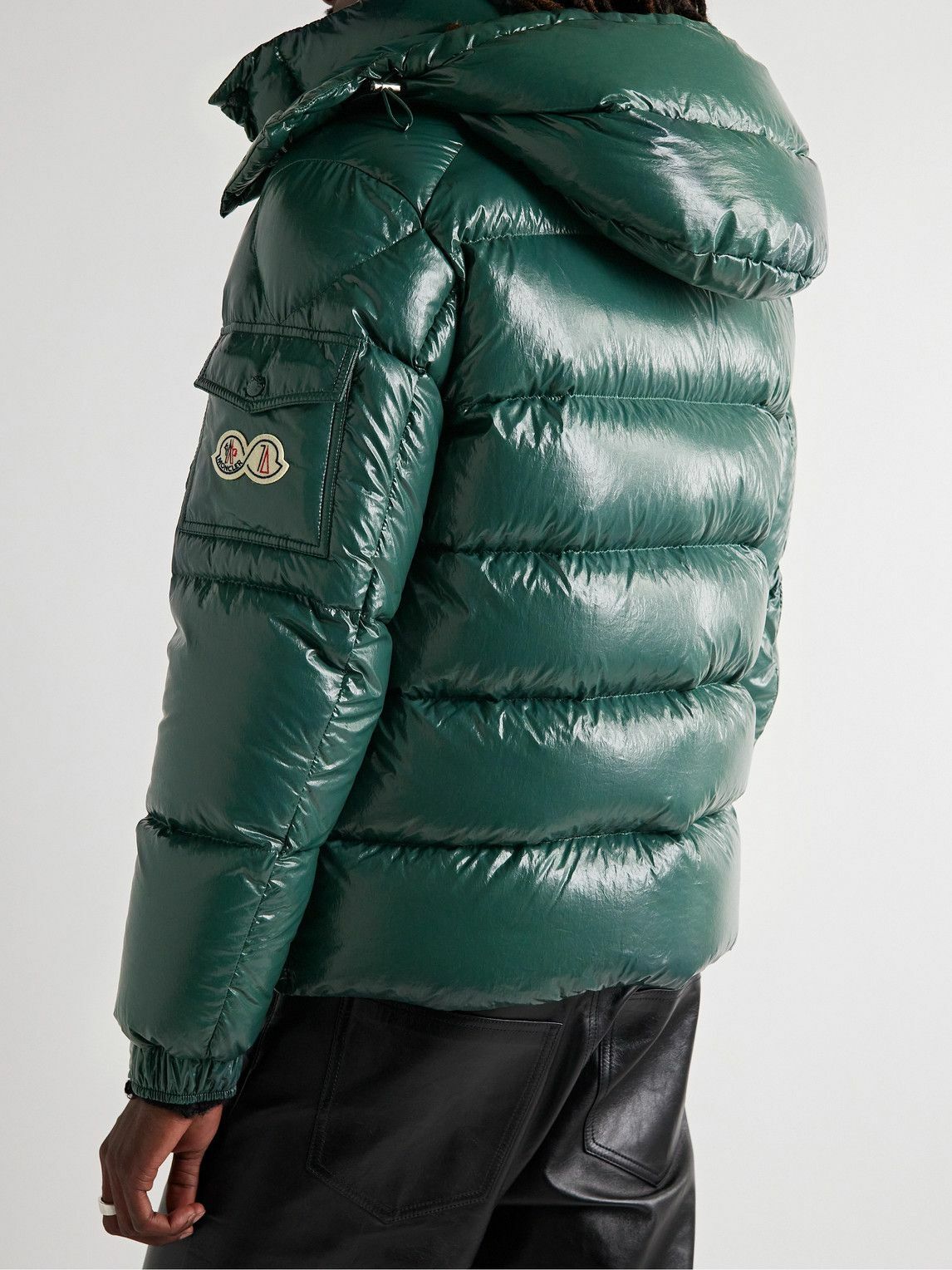 Moncler - Maya 70 Logo-Appliquéd Quilted Shell Hooded Down Jacket ...