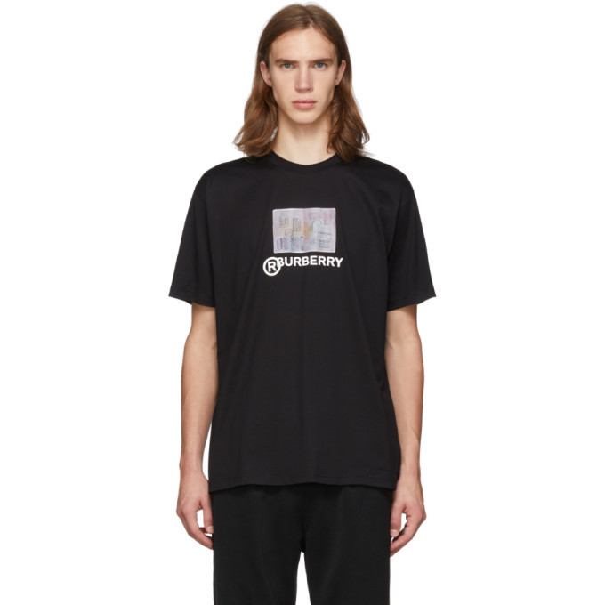 Burberry Black Logo Adson T-Shirt Burberry