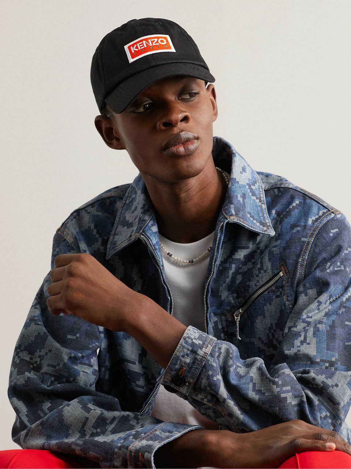 KENZO - Logo-Embroidered Cotton-Canvas Baseball Cap Kenzo