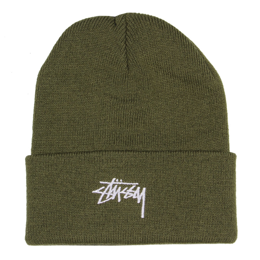 Beanie - Olive Stussy