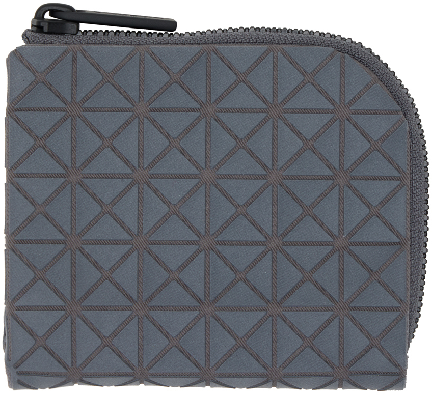 Bao Bao Issey Miyake Gray Clam Wallet Bao Bao Issey Miyake