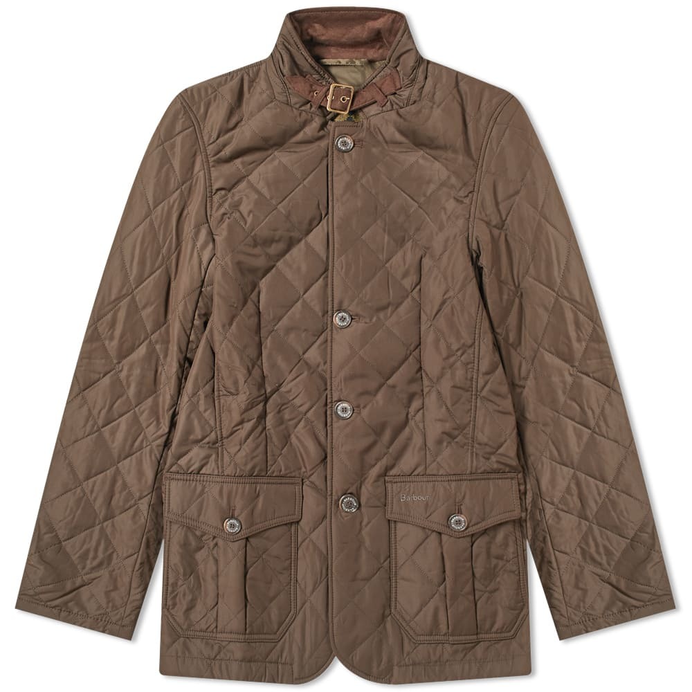 Barbour Lutz Quilt Jacket Olive Barbour x Wood Wood