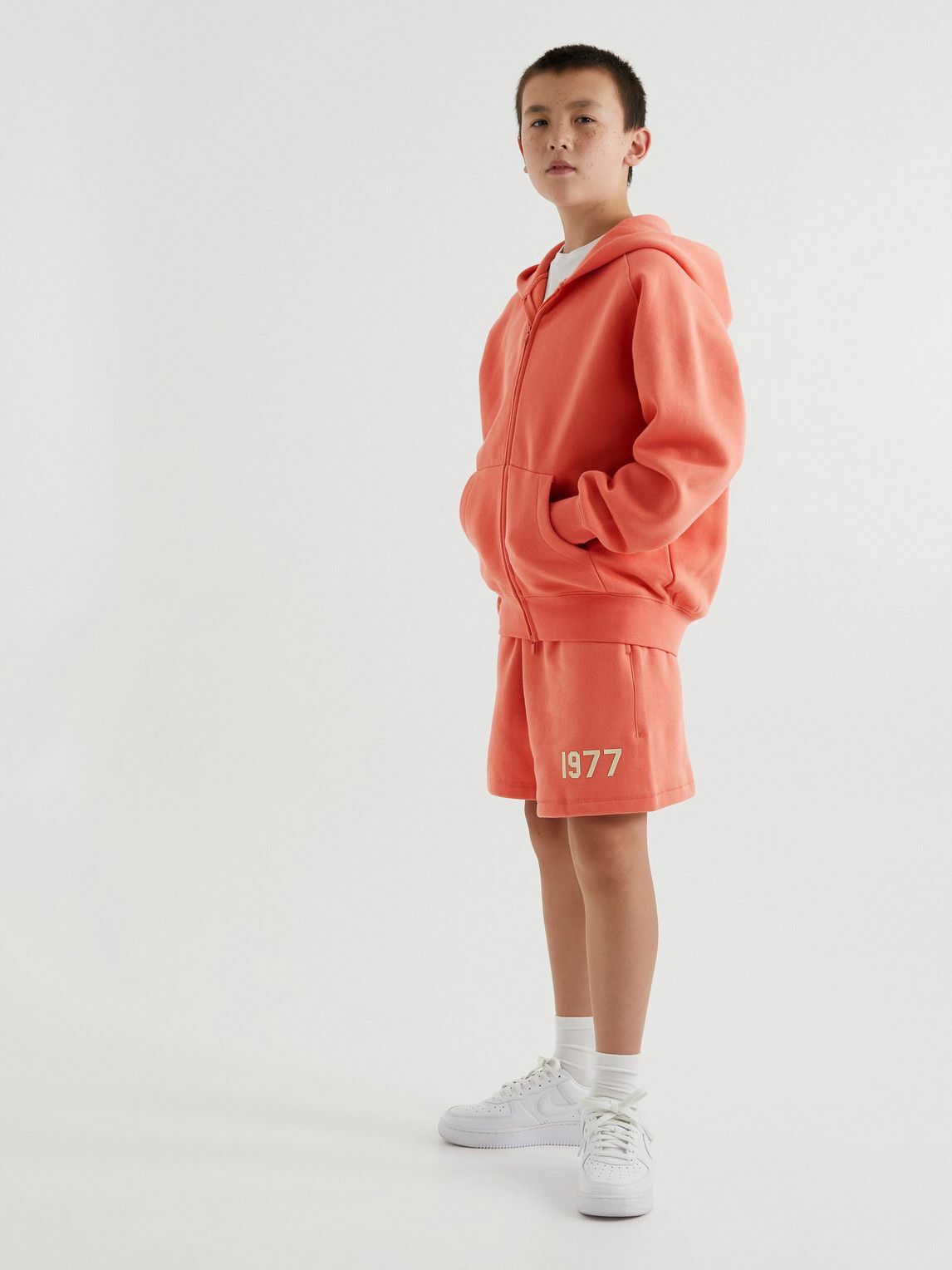 Fear of God Essentials Kids - Logo-Flocked Cotton-Blend Jersey ...