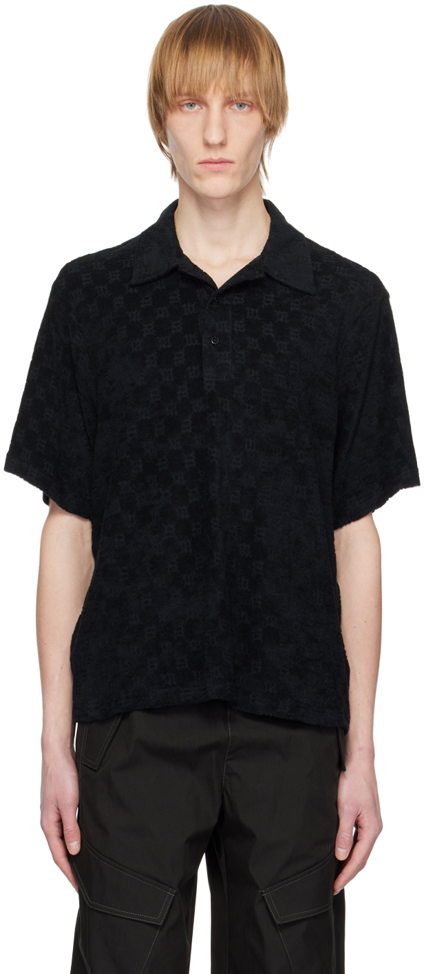 MISBHV Black Monogram Polo MISBHV