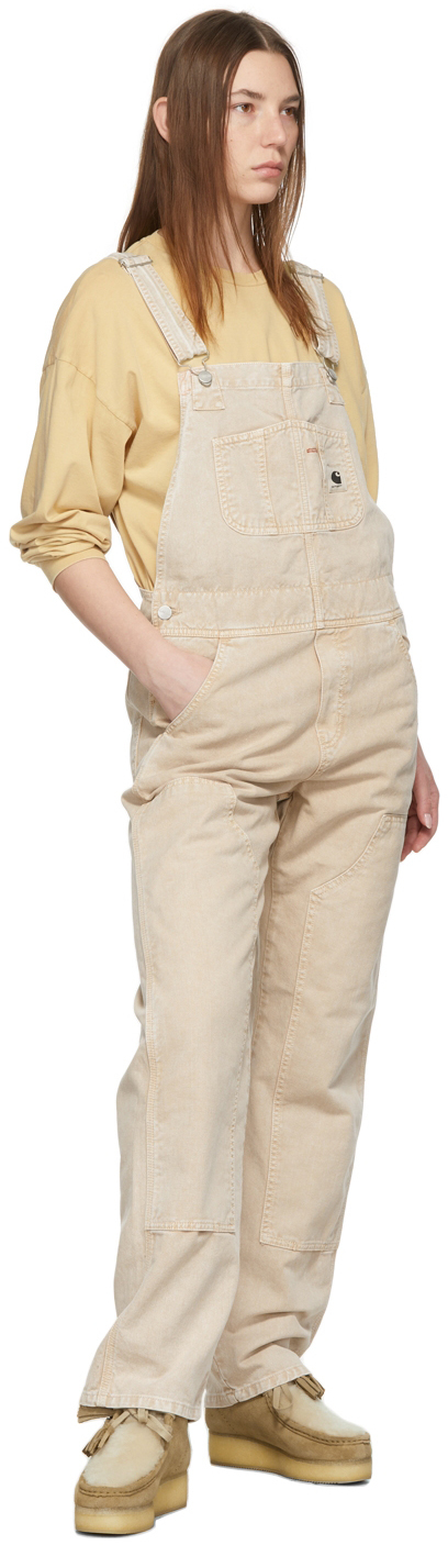 Carhartt Work In Progress Beige Sonora Double Knee Overalls Carhartt WIP