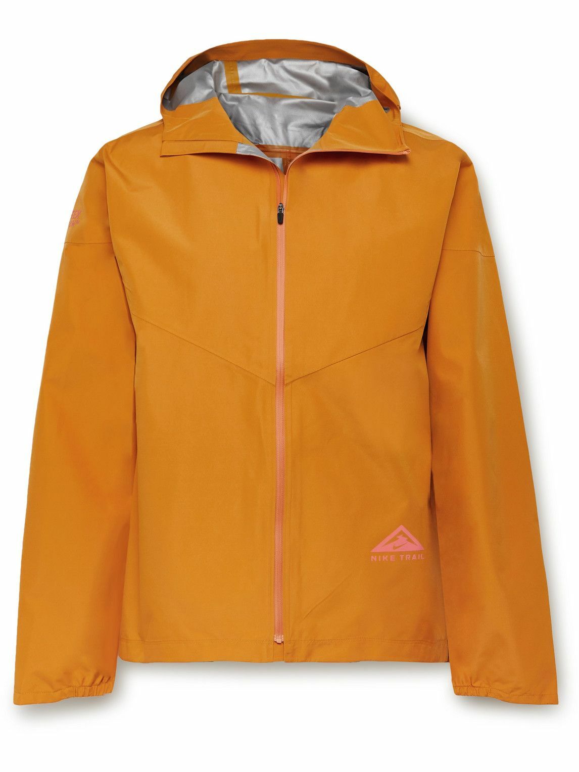 Nike Running - Trail Logo-Print GORE-TEX INFINIUM™ Hooded Jacket ...