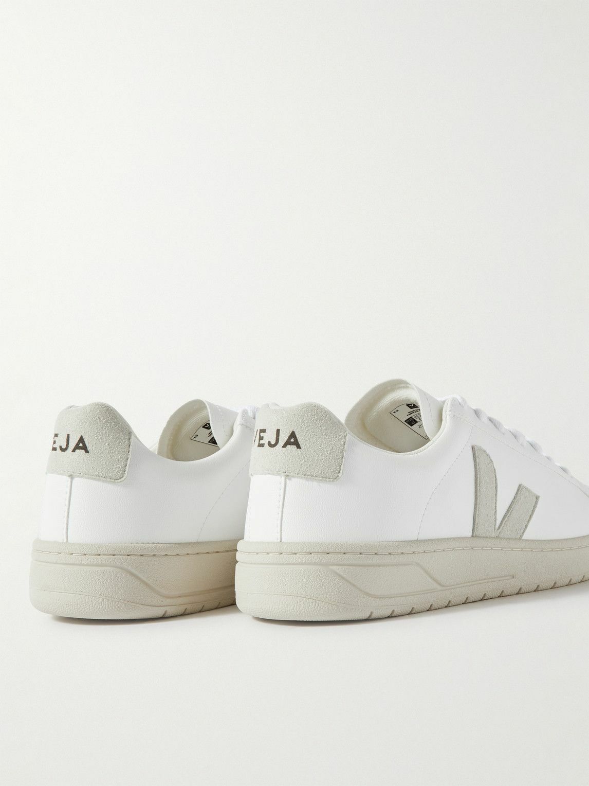 Veja - Urca Vegan Suede-Trimmed Faux Leather Sneakers - White VEJA