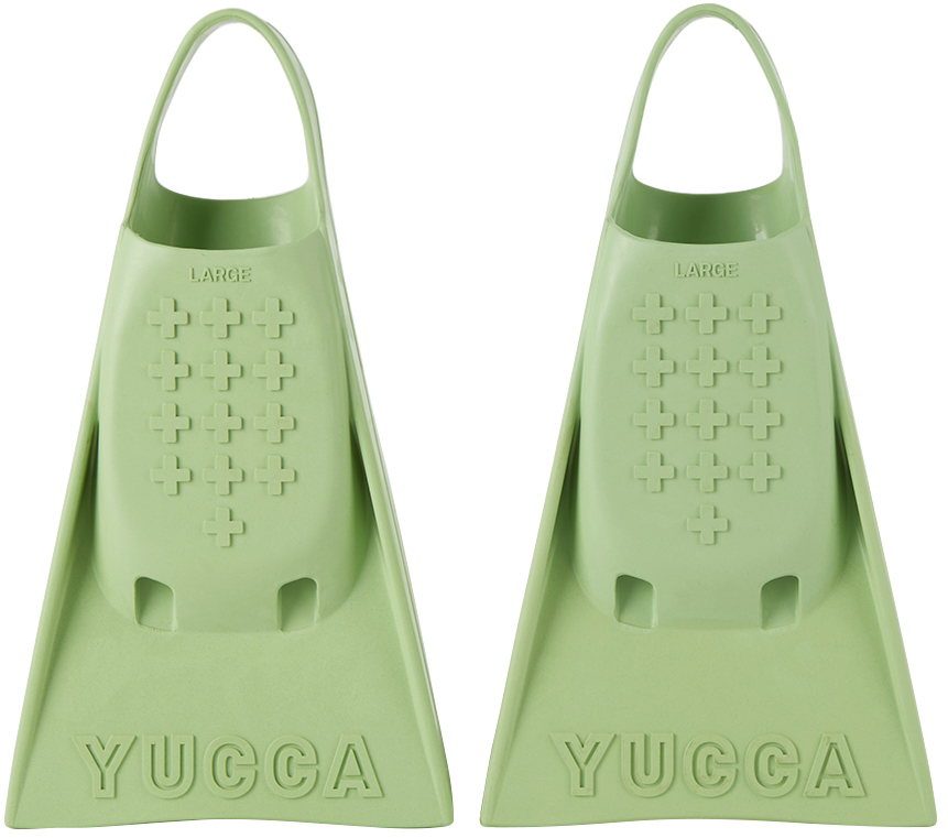 Yucca Fins Green Soft Flex Large Fins