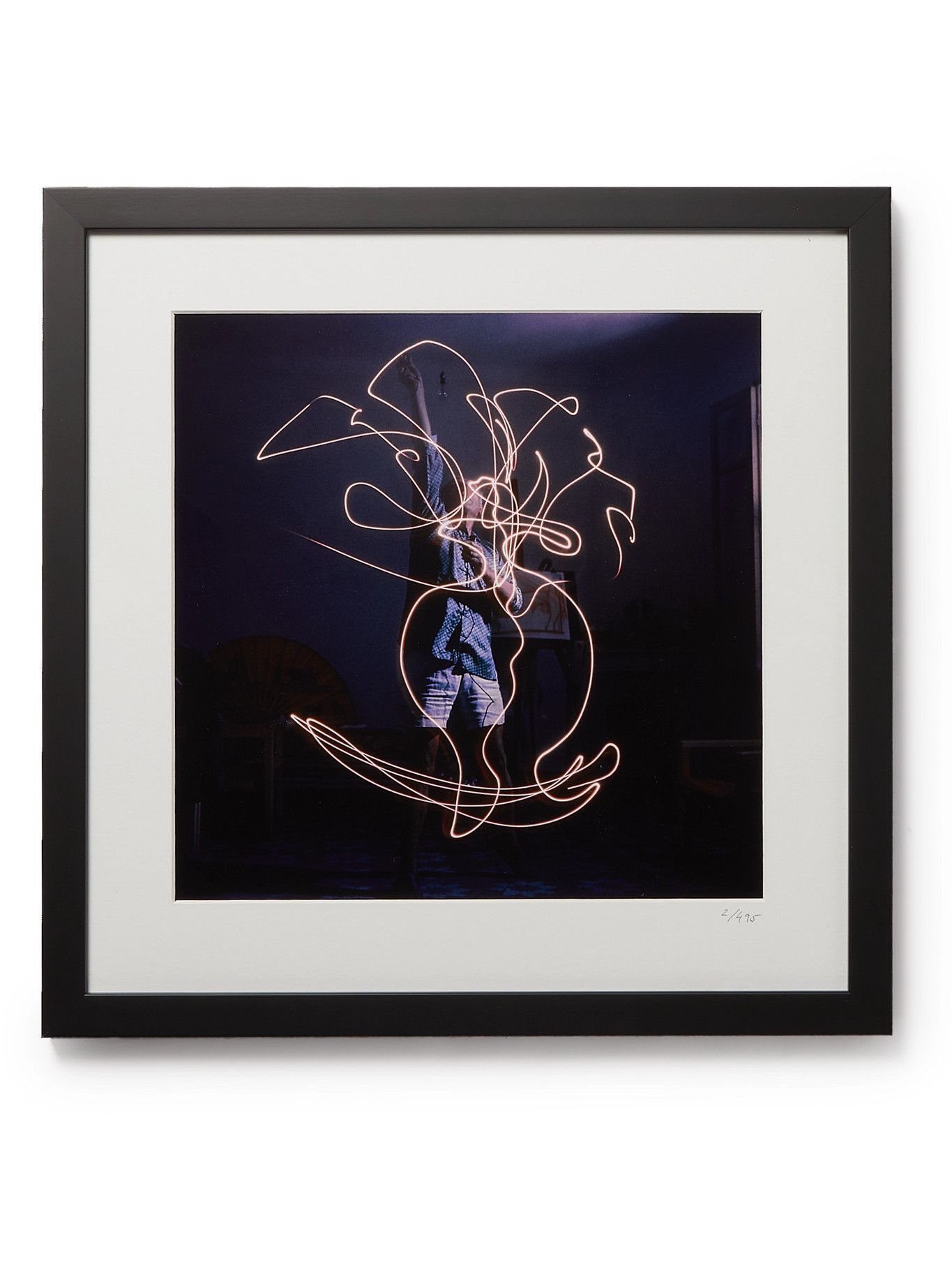Sonic Editions - Framed 1949 Picasso Light Drawing Print, 16" x 20 ...