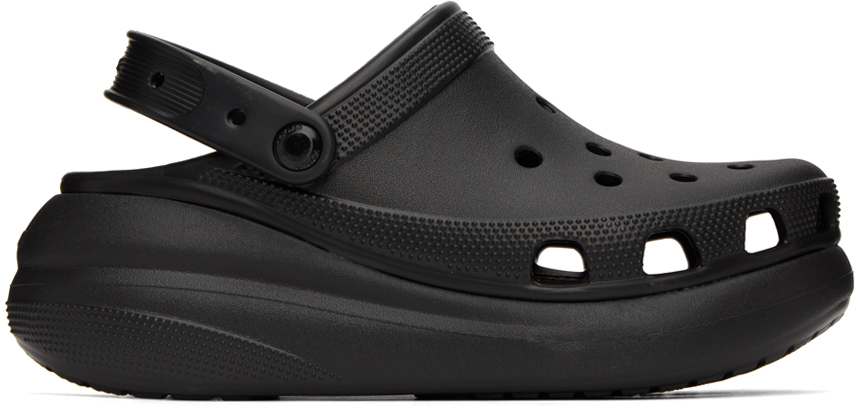 Crocs Black Classic Crush Platform Clog Crocs