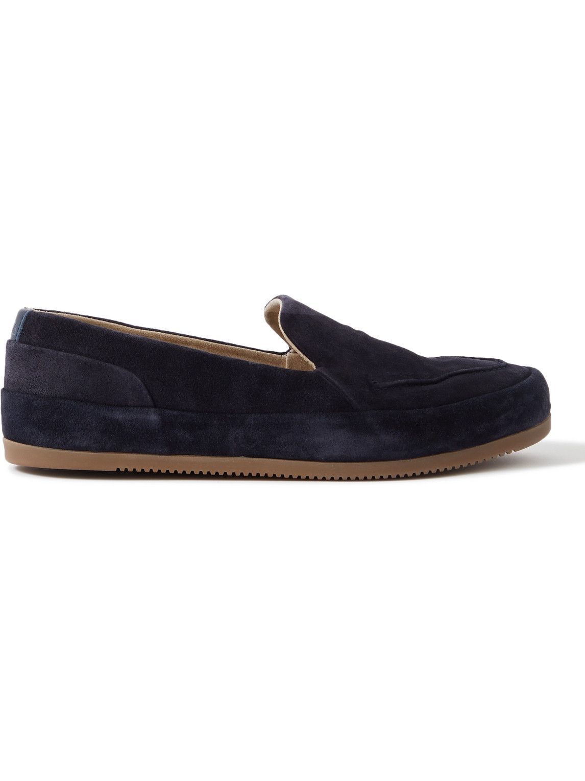 Mulo - Suede Loafers - Blue Mulo