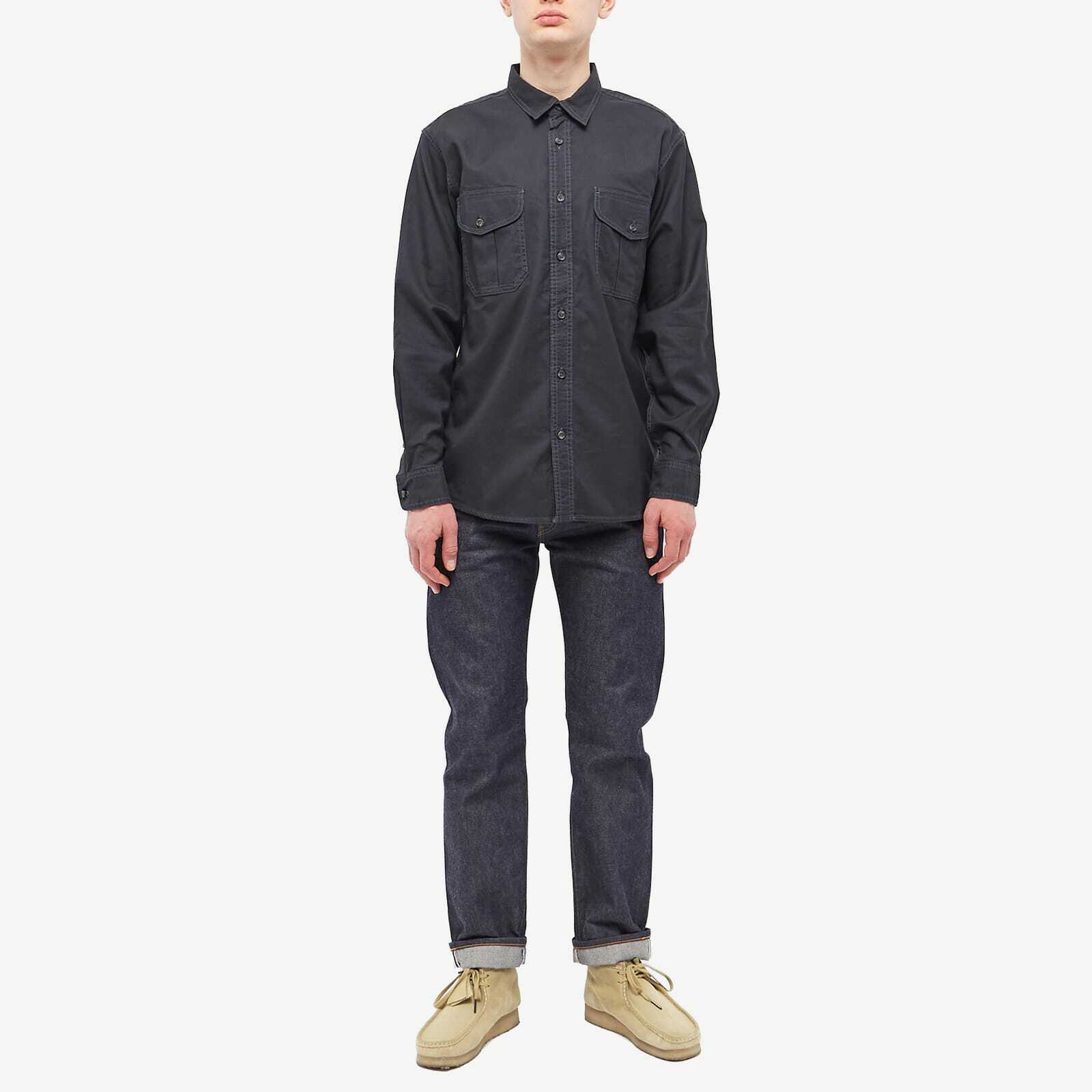 Filson Men's Lightweight Alaskan Guide Shirt in Midnight Navy Filson