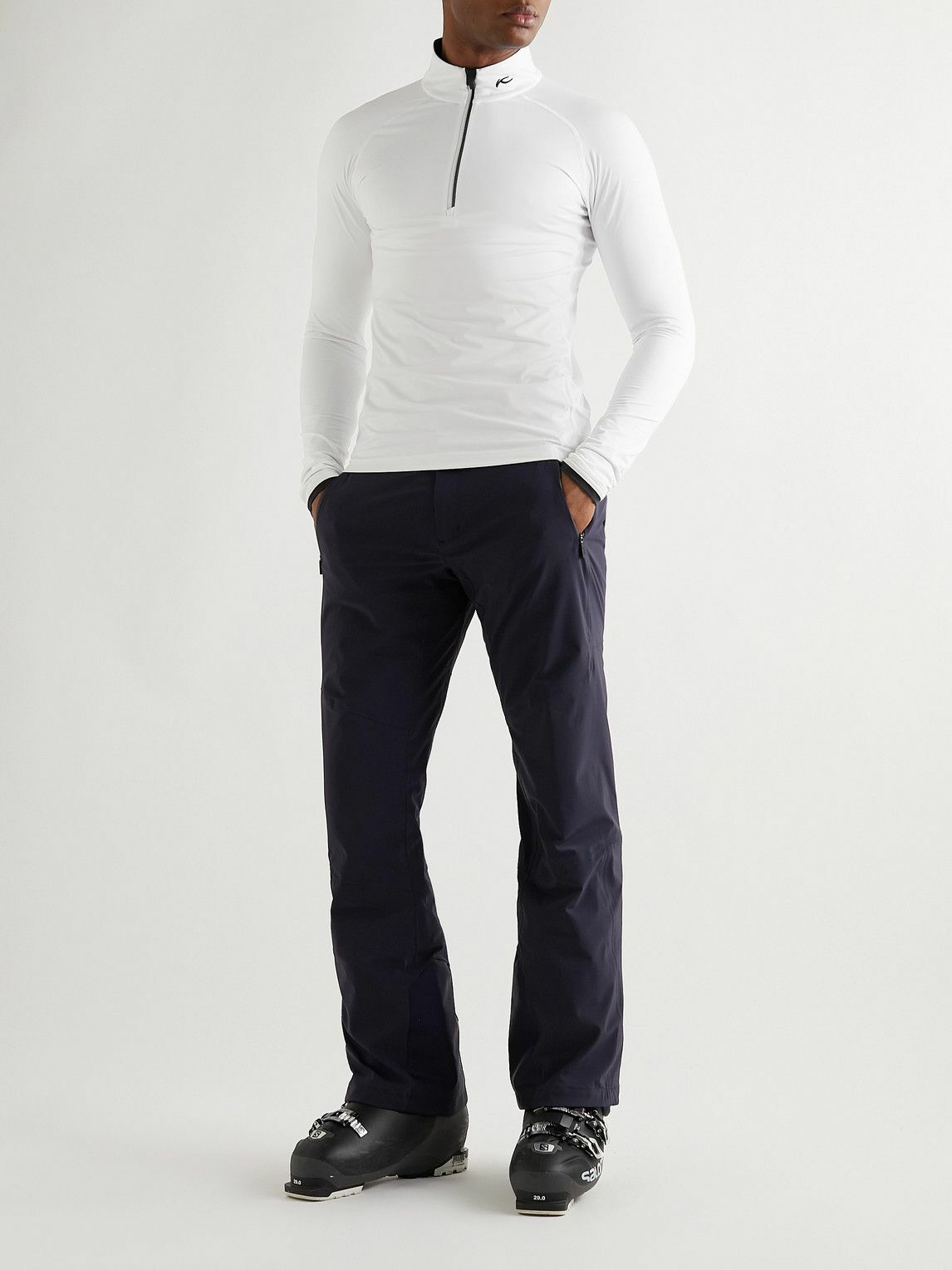 Kjus - Feel Stretch-Jersey Half-Zip Ski Mid-Layer - White Kjus