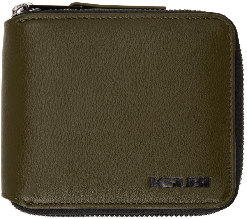Ksubi Green Kash Zip Wallet Ksubi