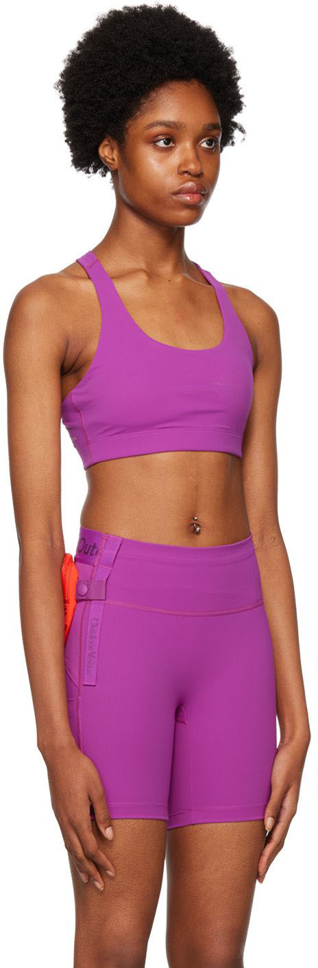 Outdoor Voices Purple All-Time Sport Bra Outdoor Voices