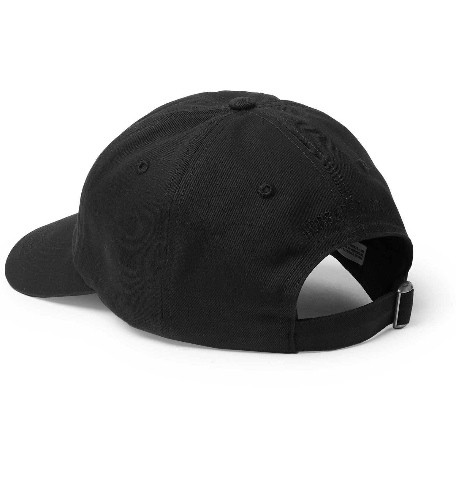 Norse Projects - Logo-Embroidered Cotton-Twill Baseball Cap - Black ...