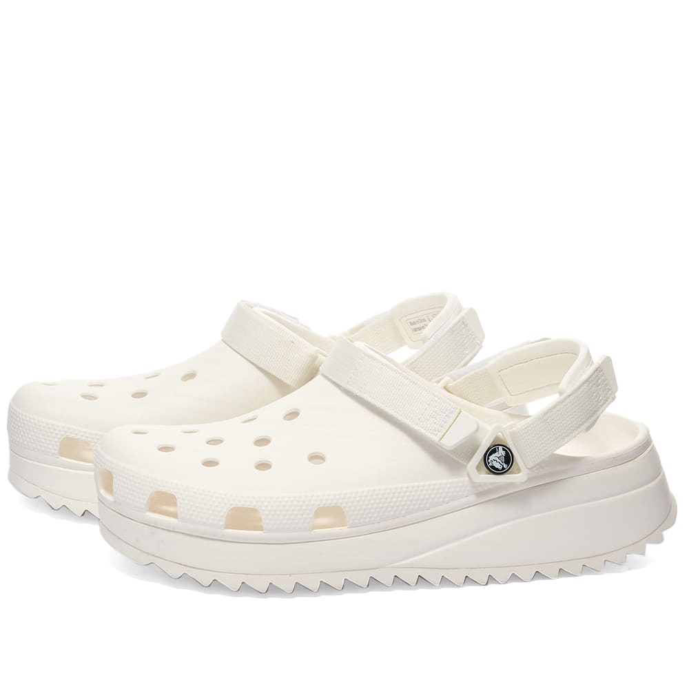 Crocs Classic Hiker Clog in White Crocs