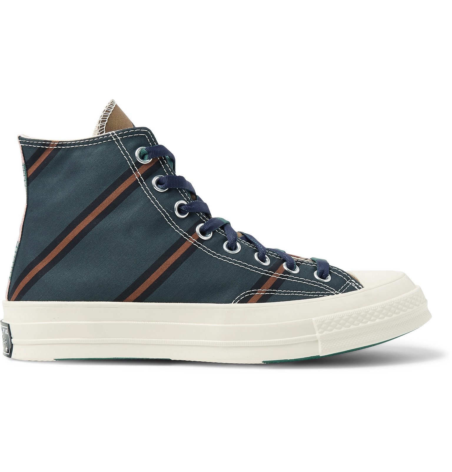 Converse - Chuck 70 Striped Canvas High-Top Sneakers - Multi Converse