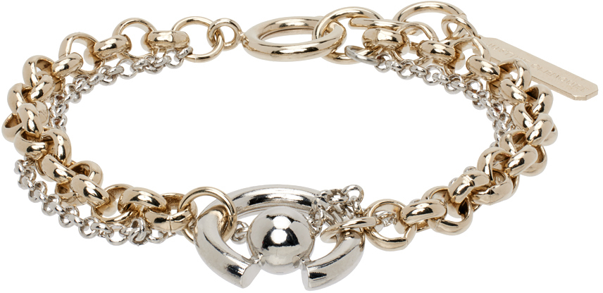 Justine Clenquet Gold & Silver Danny Bracelet Justine Clenquet