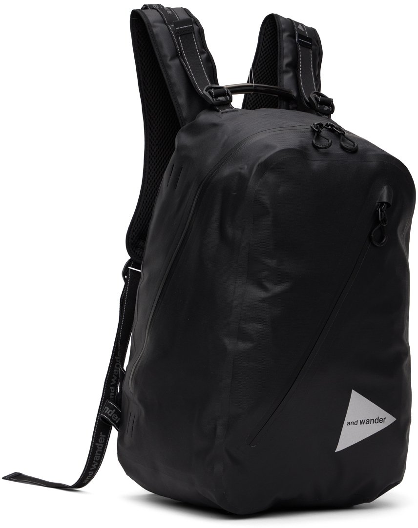 and wander Black Waterproof Backpack and Wander
