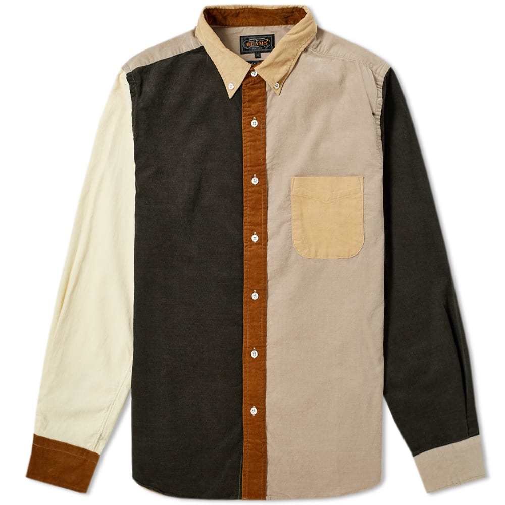 Beams Plus Button Down Crazy Cord Shirt Light Beams Plus
