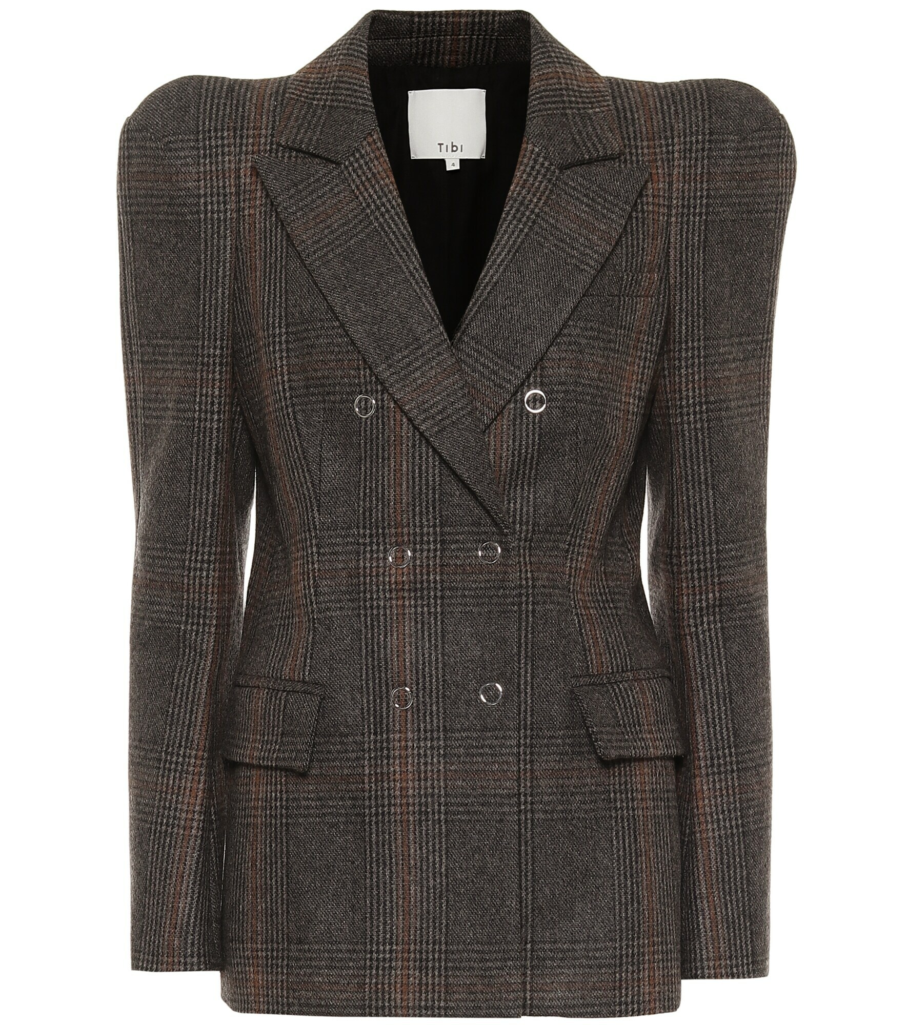 Tibi - Checked wool-blend blazer Tibi
