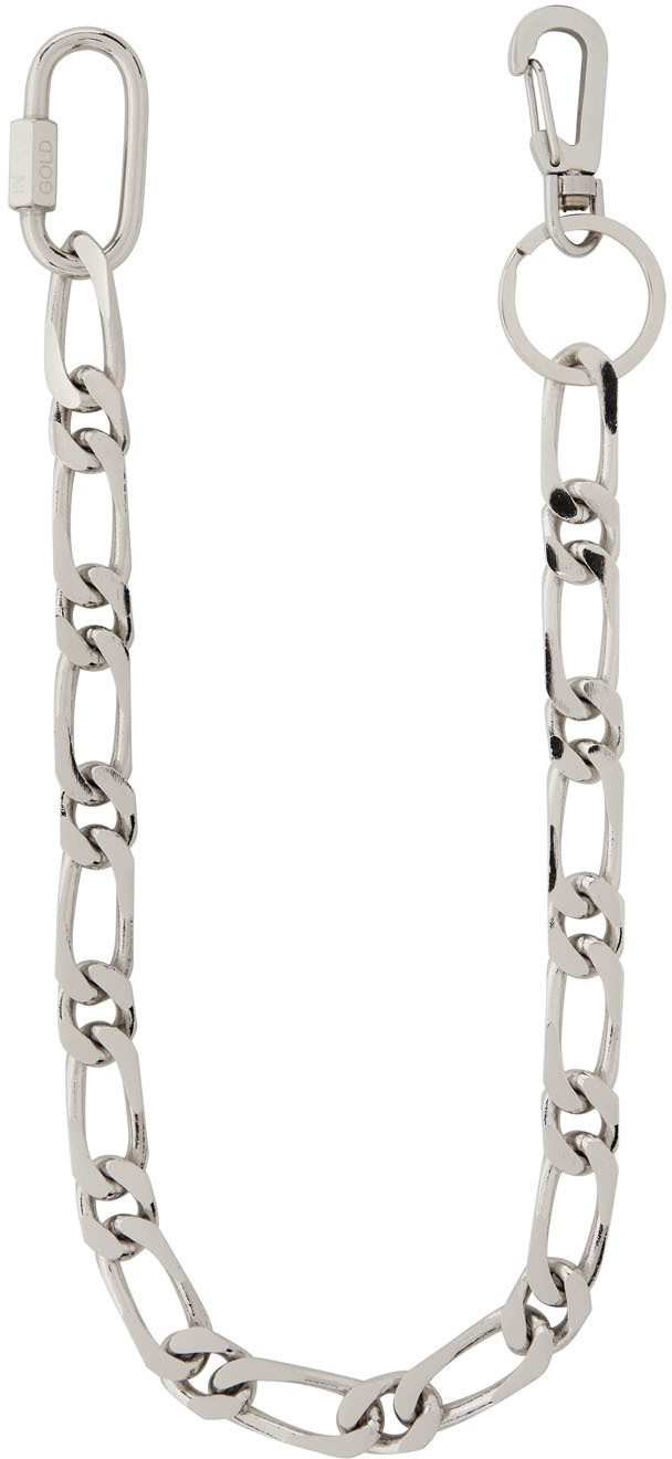 IN GOLD WE TRUST PARIS SSENSE Exclusive Silver Classic Wallet Chain IN ...
