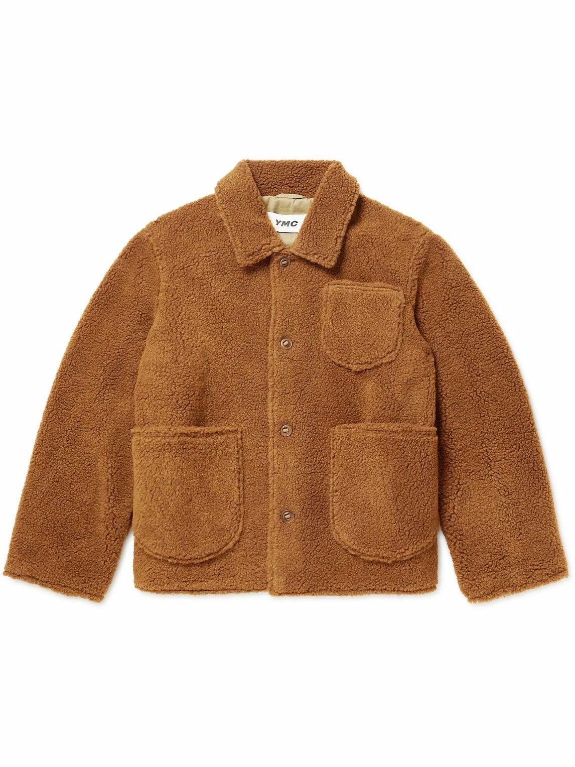 YMC - Labour Fleece Chore Jacket - Brown YMC