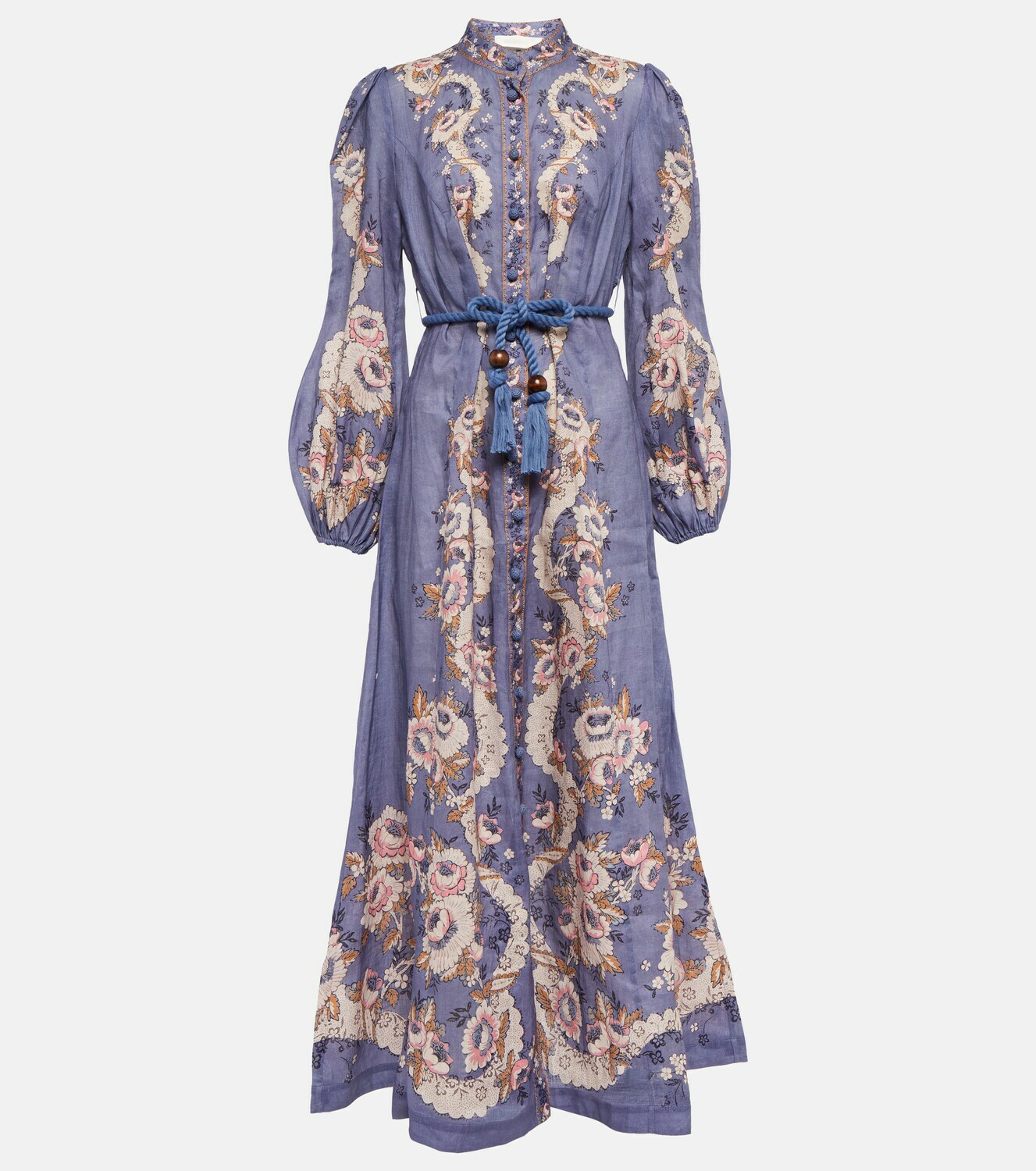Zimmermann - Vitali printed linen maxi dress Zimmermann