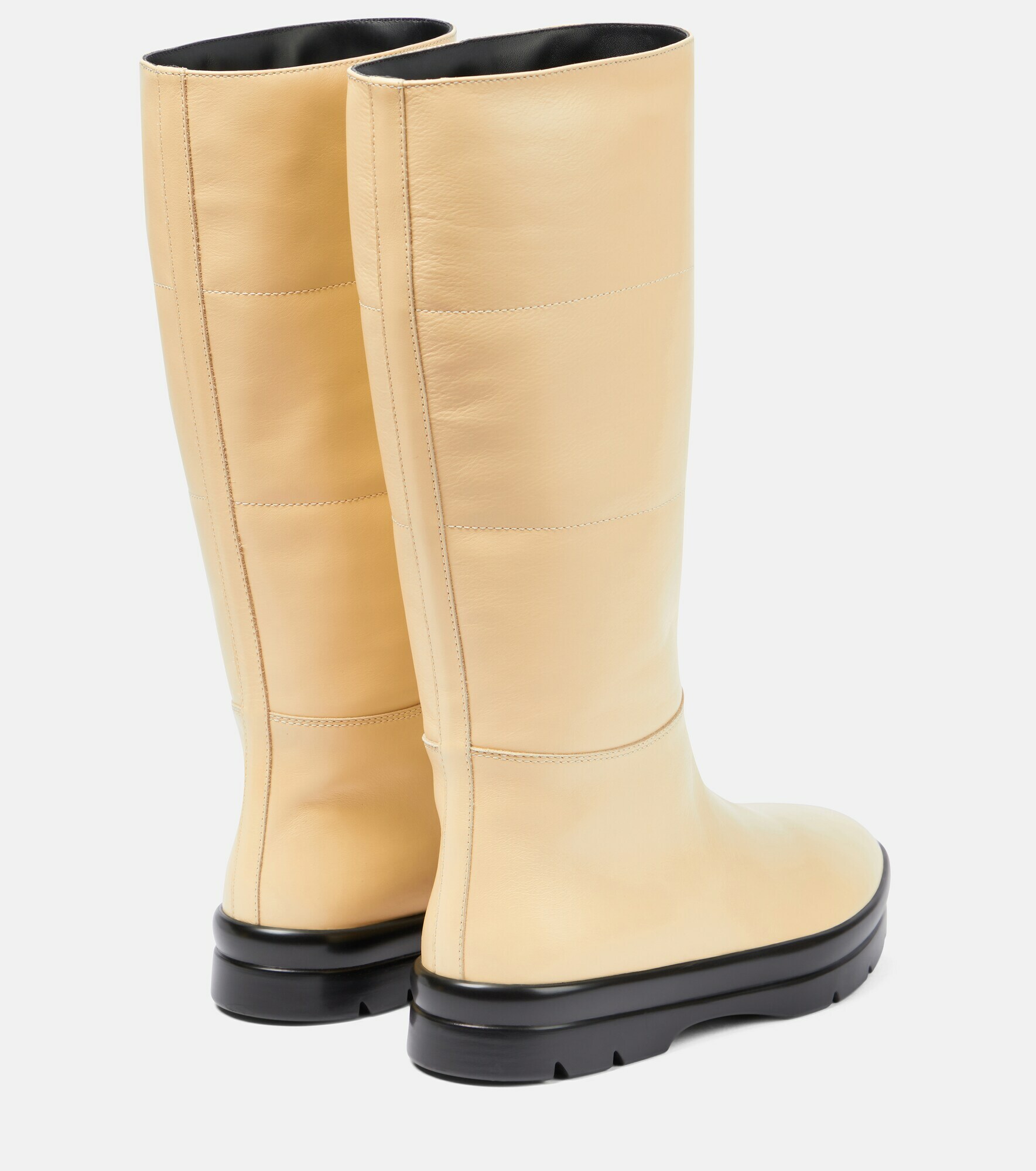 The Row - Billie leather knee-high boots The Row