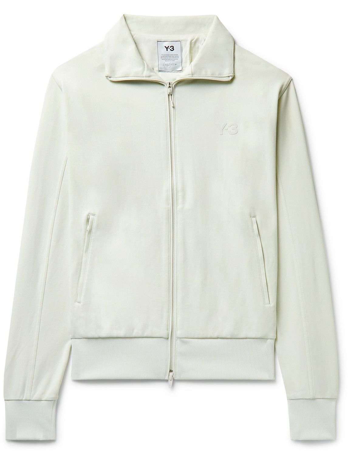 Y-3 - Slim-Fit Logo-Print Tech-Jersey Track Jacket - Gray Y-3