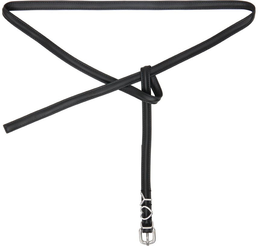 Y/Project Black Skinny Wire Y Heart Belt Y/Project