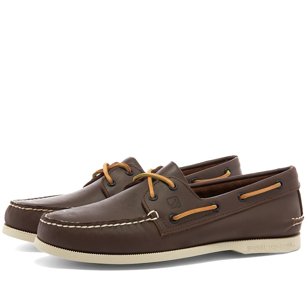 Sperry Men's Topsider Authentic Original 2-Eye in Classic Brown Sperry ...