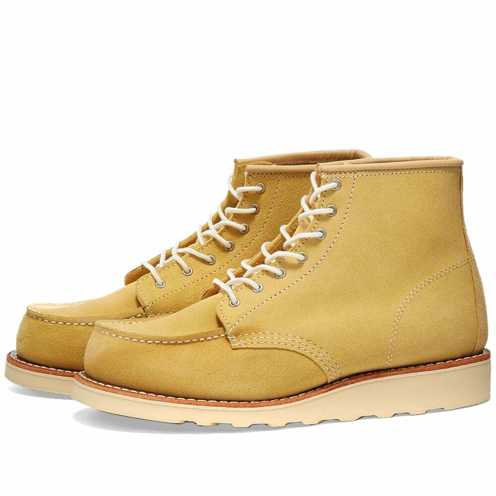 Red Wing Women's Heritage 6" Moc Toe Boot in Butter Abilene Red Wing Shoes