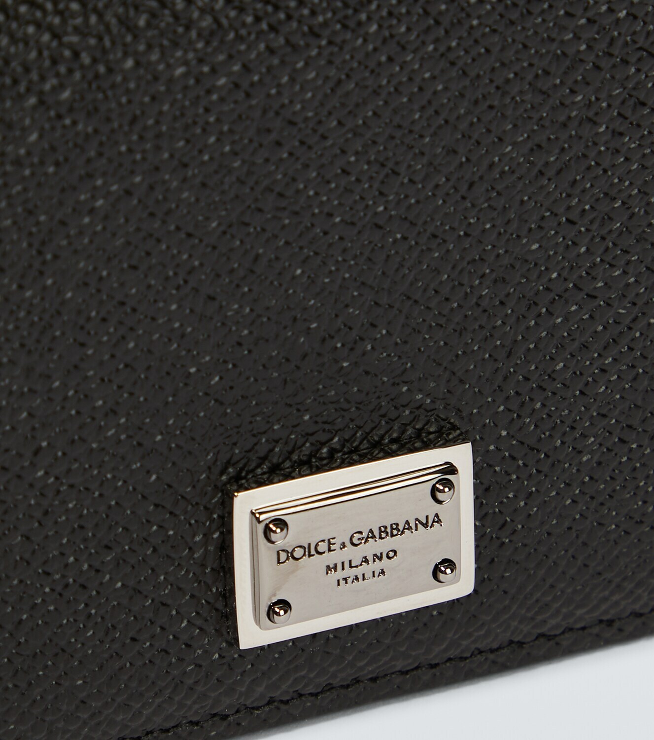 Dolce&Gabbana - Dauphine grained leather wallet Dolce & Gabbana