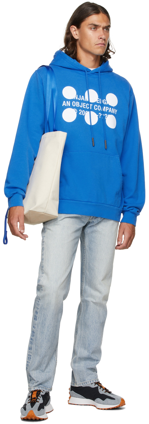 Benjamin Edgar Blue Dot Logo Hoodie